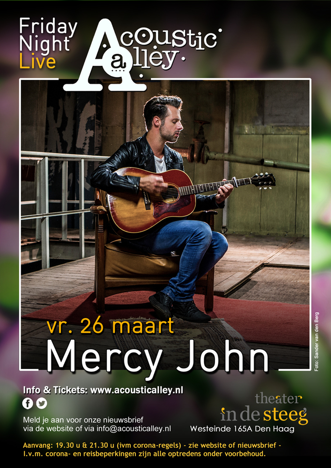 Acoustic Alley presenteert: Mercy John | Theater in de Steeg